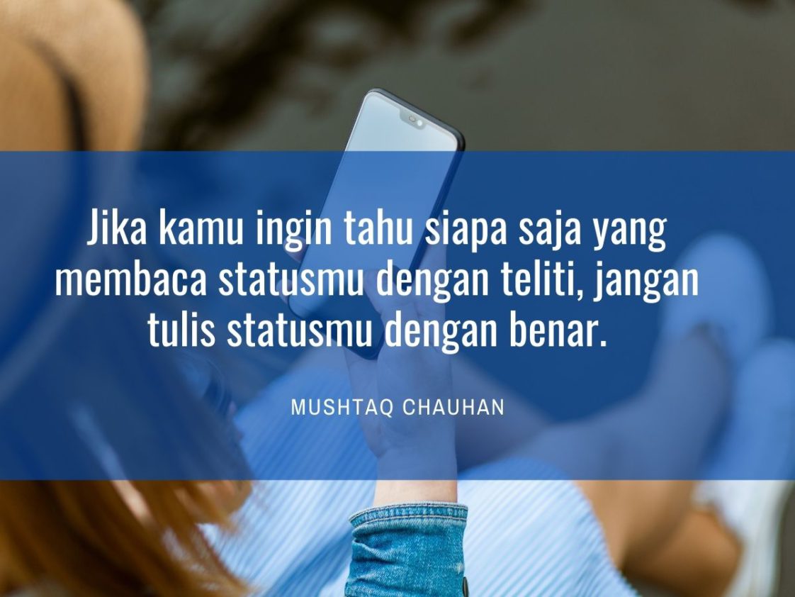 115 Kata-Kata Keren, Lucu, Bijak Buat Update Status FB & WA