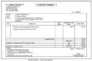 Contoh Invoice Tagihan, Faktur Penjualan Pembelian, Template Excel