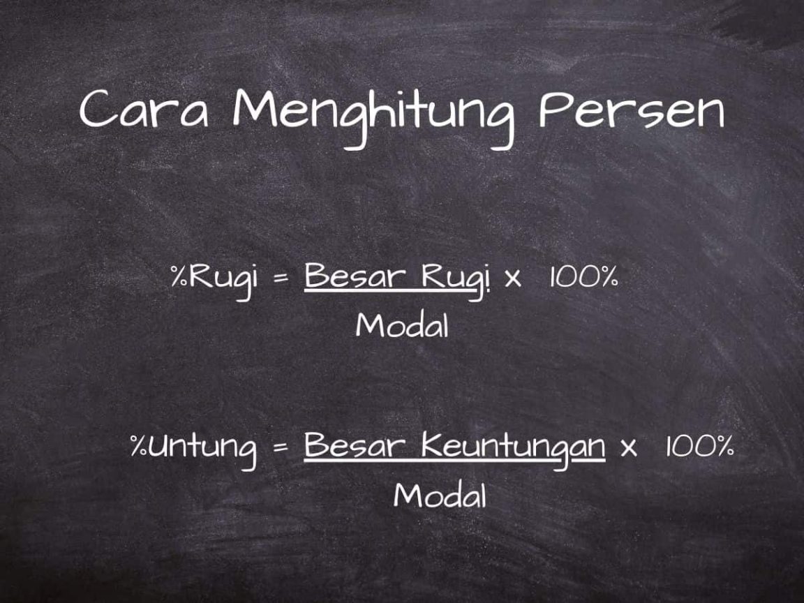 Cara Menghitung Persen dengan Rumus, Kalkulator, Excel, Spreadsheets