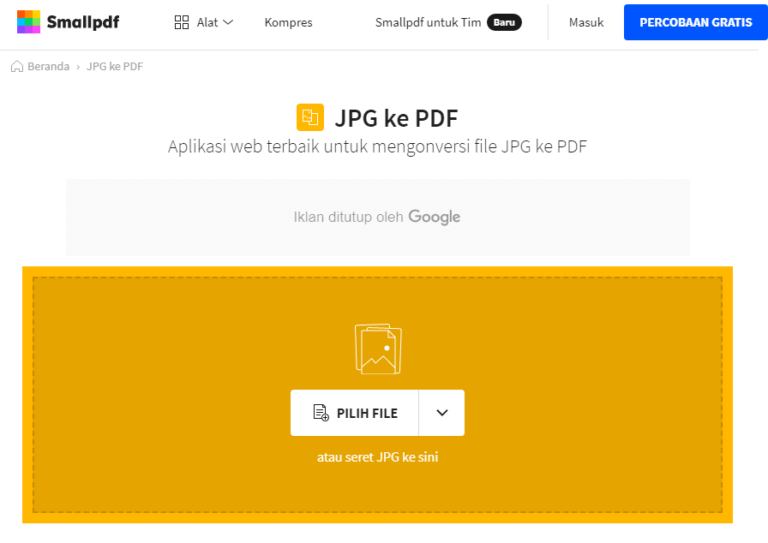 Cara Mengubah Foto Atau Gambar ke Bentuk PDF Dengan Mudah
