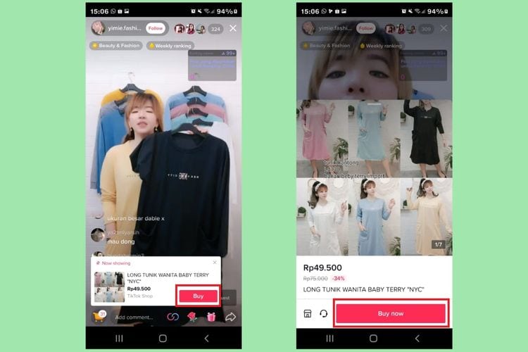 Cara Belanja di TikTok Shop Pada Akun Gramedia Official