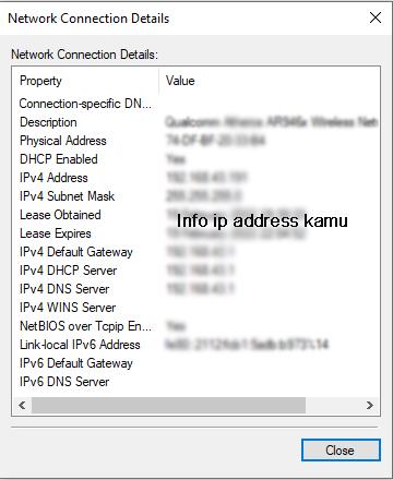 Cara Melihat IP Address di Semua Jenis Perangkat