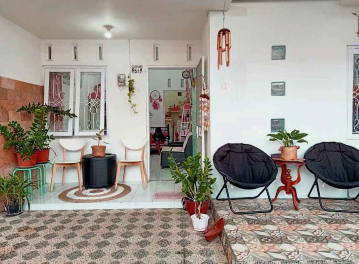 Desain Renovasi Rumah Subsidi Bagian Depan - Gramedia