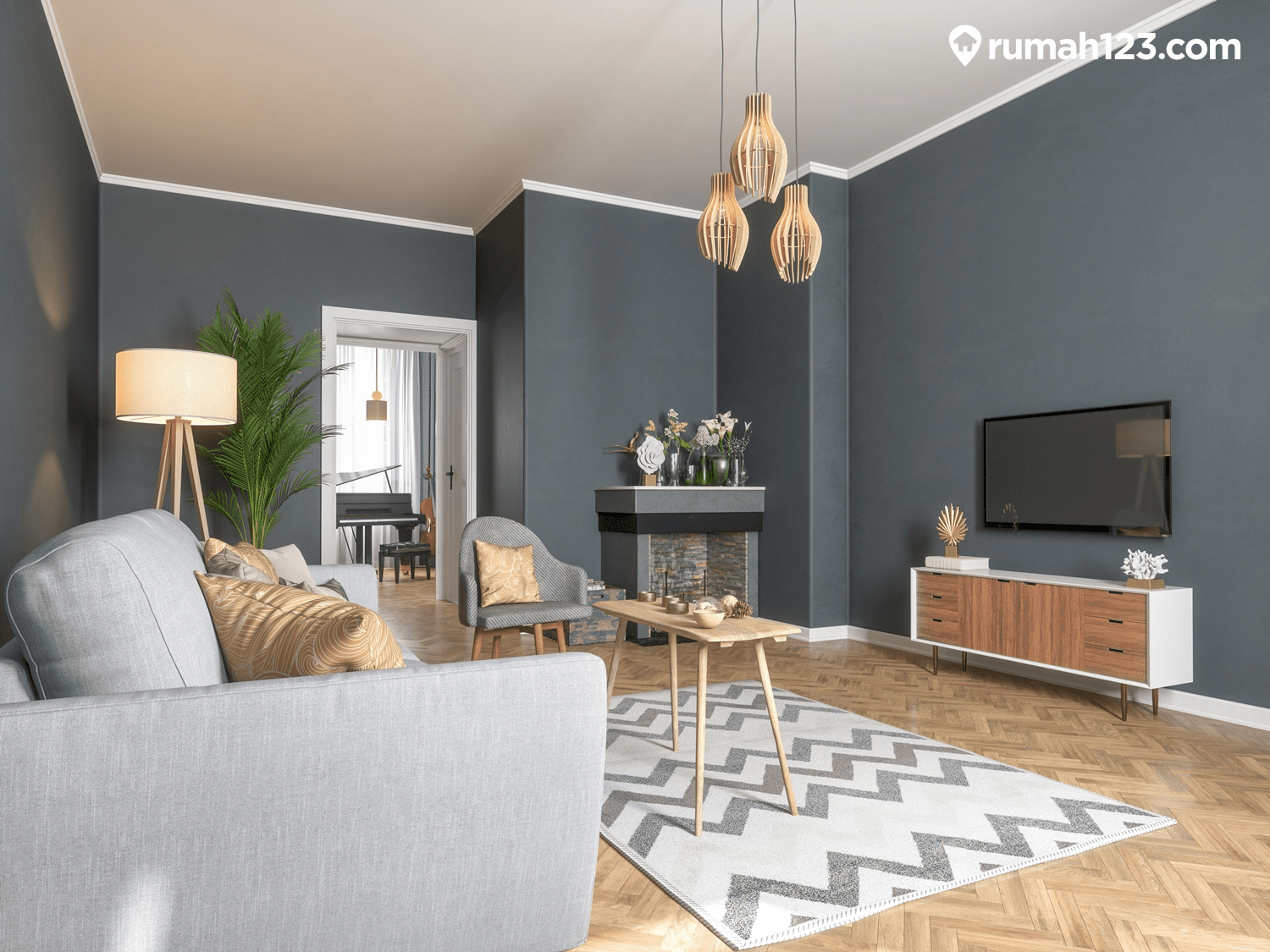 7 Rekomendasi Warna Cat Rumah Bagian dalam yang Cerah