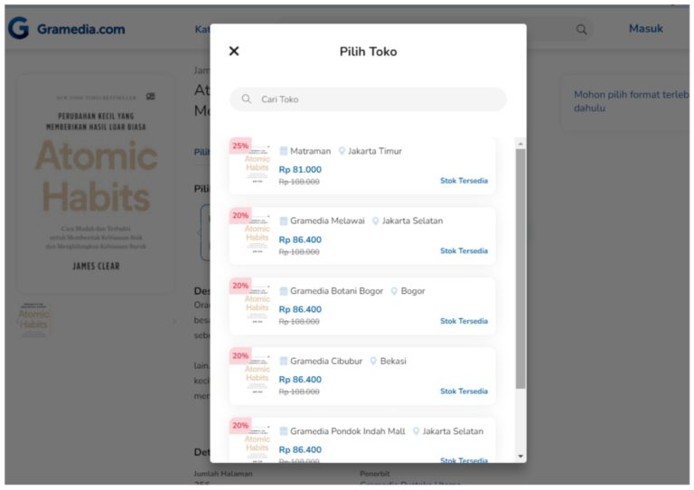 Cara Belanja Buku di Gramedia Online (Gramedia.com)