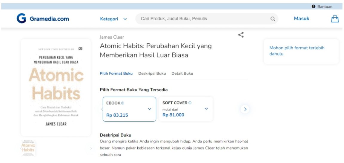 Cara Belanja Buku di Gramedia Online (Gramedia.com)