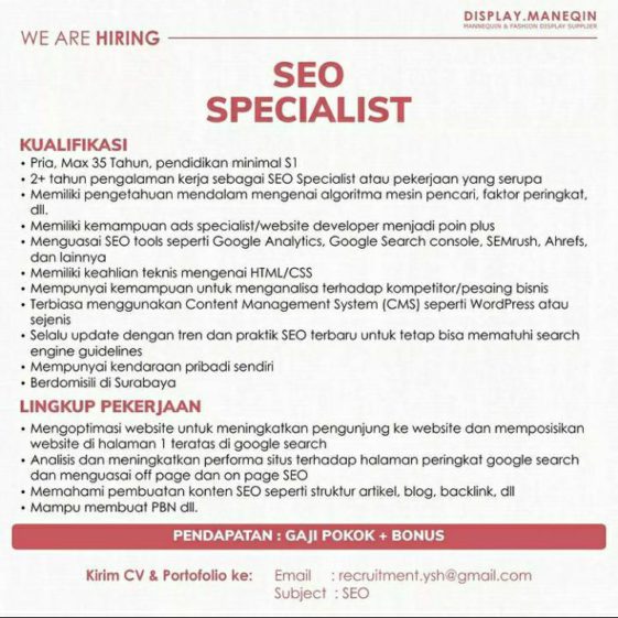 15 Contoh Iklan Lowongan Kerja Terbaik serta Cara Membuat-Nya!