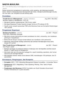 7+ Contoh CV ATS yang Patut Dicontoh! - Best Seller Gramedia