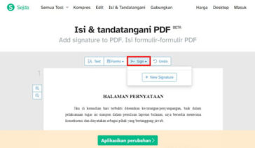 Cara Tanda Tangan di PDF Secara Online dan Offline yang Perlu Kamu Tahu