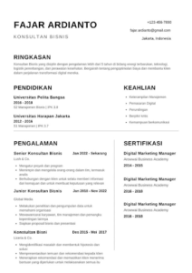 Contoh CV ATS Friendly dan Tips yang Bisa Kamu Ikuti