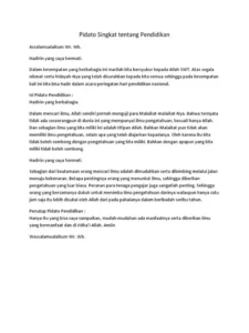 7 Contoh Pidato Singkat untuk Berbagai Tema Acara!