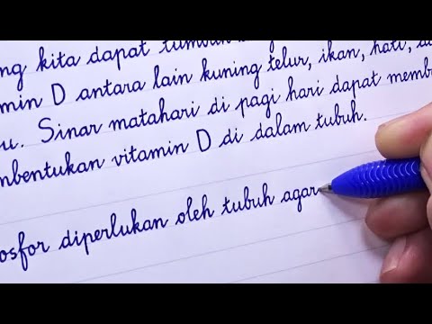 Mengenal Jenis-Jenis Tulisan Tangan dan Karakteristiknya