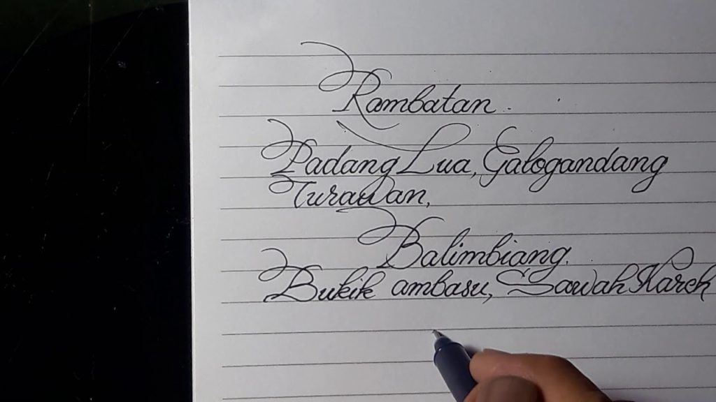 Mengenal Jenis-Jenis Tulisan Tangan dan Karakteristiknya